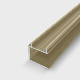 Aluminium Slat U-Channel with Channel Cover – SLAT-CO